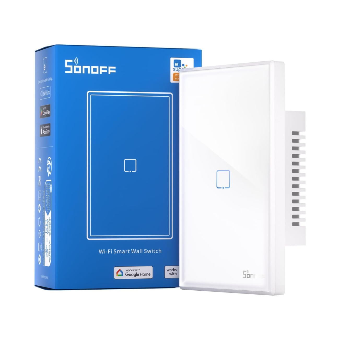 🎛️ Interruptor Inteligente Sonoff T2 Blanco: Moderno, Seguro y ...